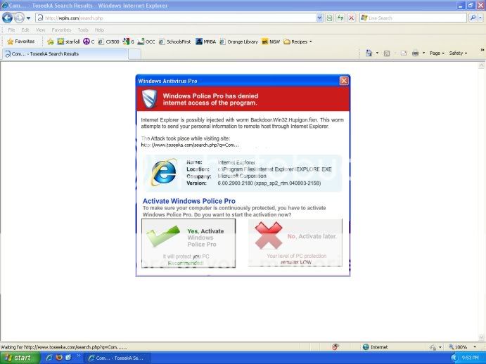 Windows Pro Police - help! - Virus, Trojan, Spyware, and Malware ...
