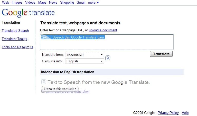 The New Google Translate: translates and talks in a real-time! | Faris ...